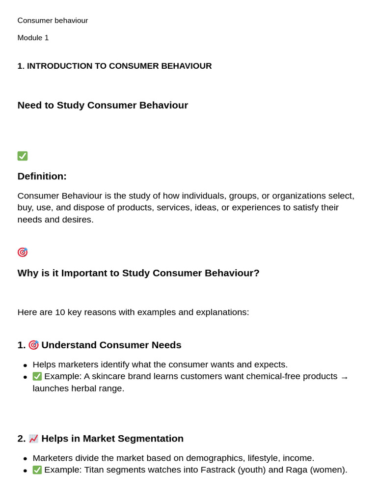 Consumer Behaviour PDF | PDF | Classical Conditioning | Consumer Behaviour