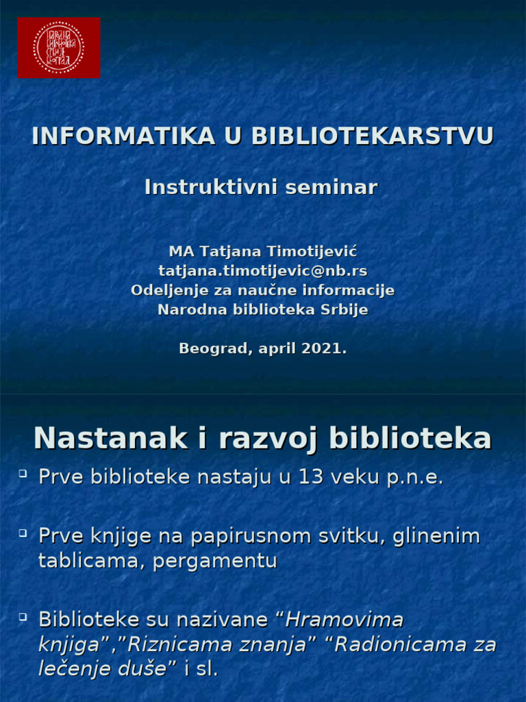 01 Final Tatjana Timotijevic Strucni Ispit INFORMATIKA | PDF