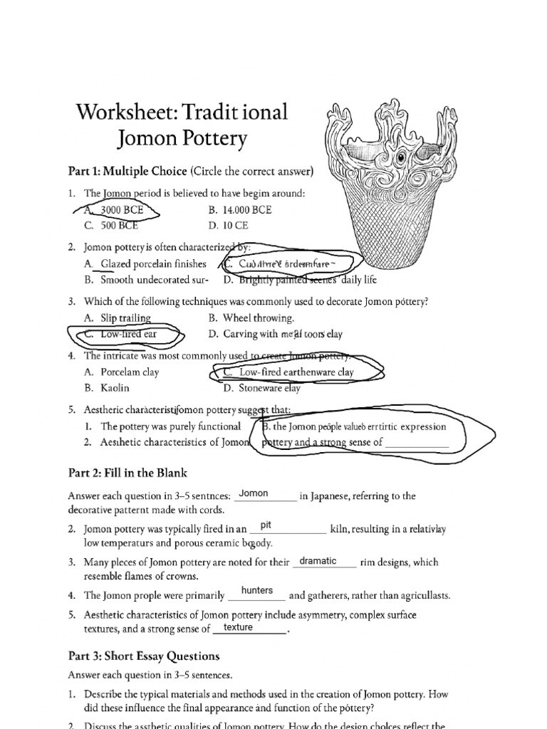 Kami Export - Copy of Jomon Worksheet | PDF