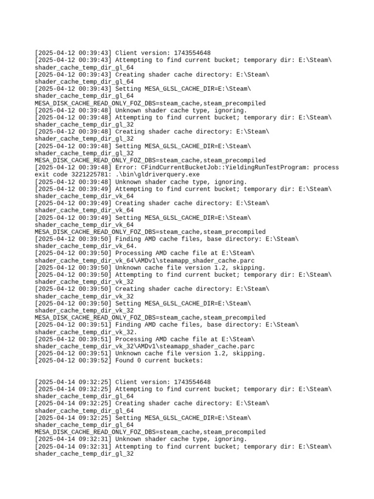 Shader Log | PDF | Directory (Computing) | Utility Software