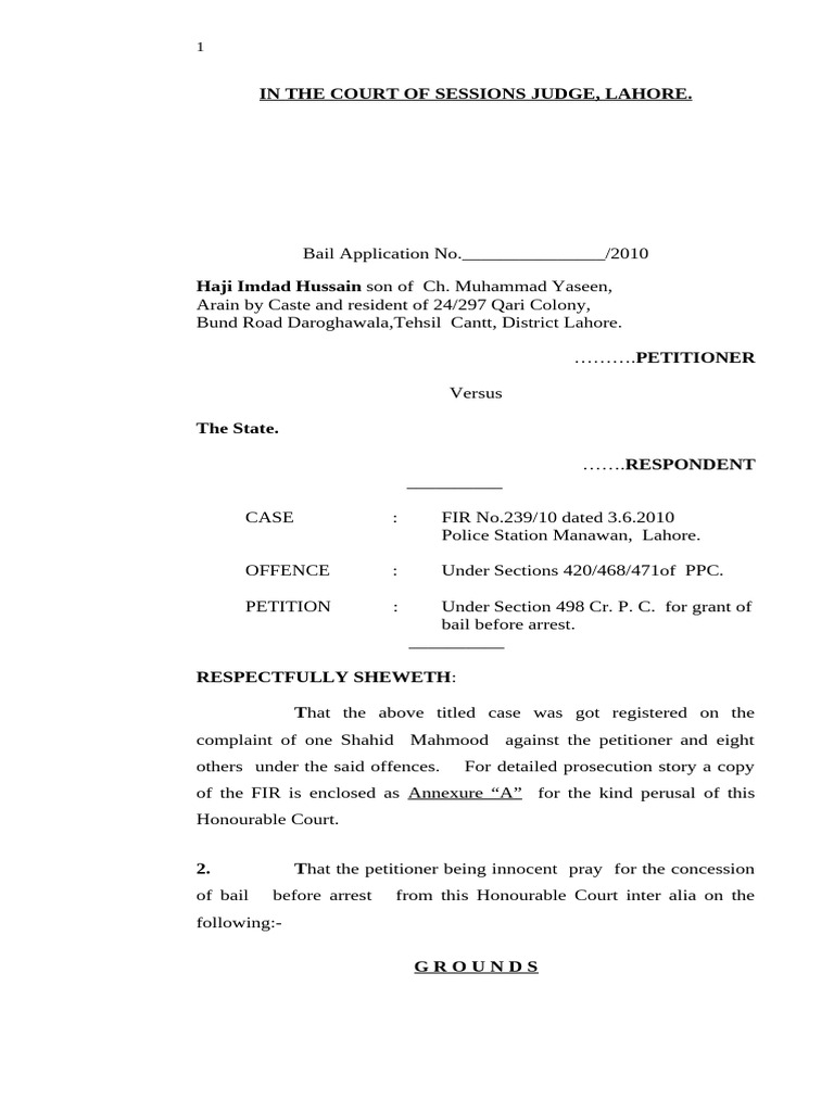 Bail | PDF | Bail | Affidavit