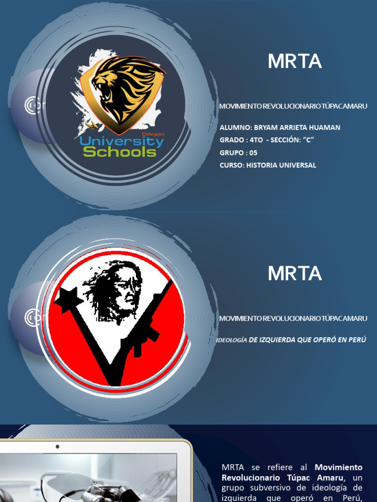 Mrta - Grupo 05 - Bryam Arrieta Huaman | PDF | Guerrilla Wars | Abusos de derechos humanos