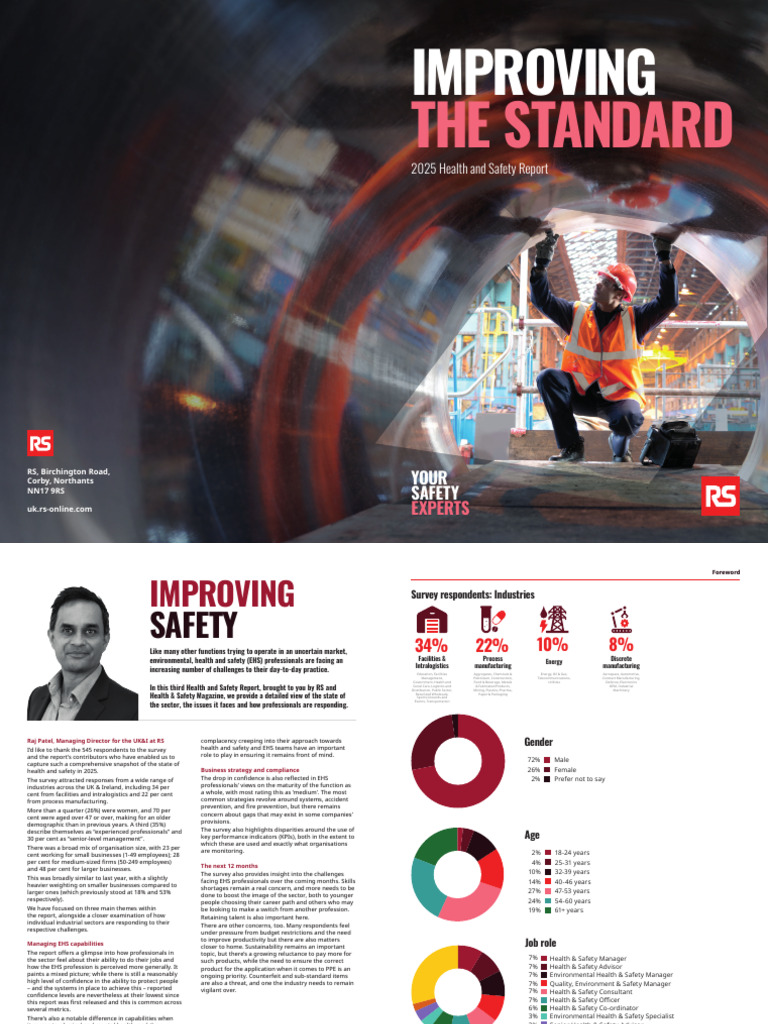 2025 Health and Safety Sector Insights | PDF | Occupational Safety And ...
