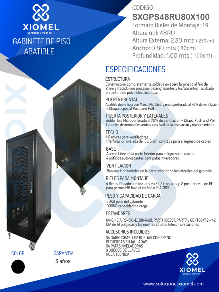 Hoja Tecnica 48 Ru Piso 80 x 100 | PDF