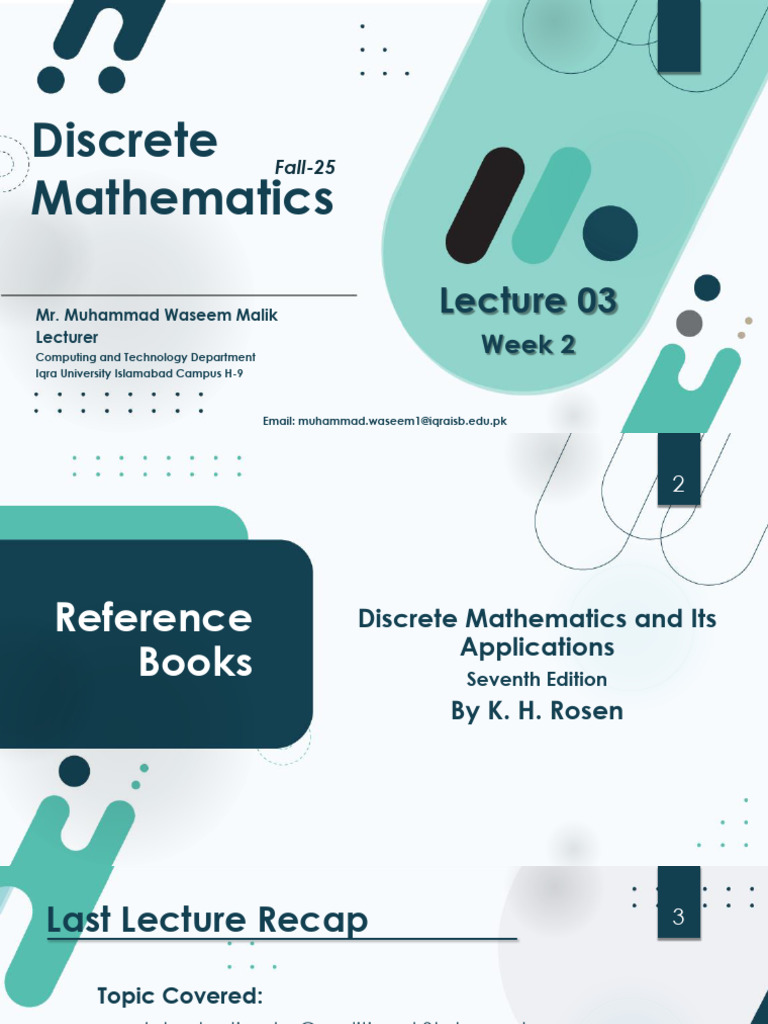 Discrete Mathematics 04 | PDF | Set (Mathematics) | Mathematics