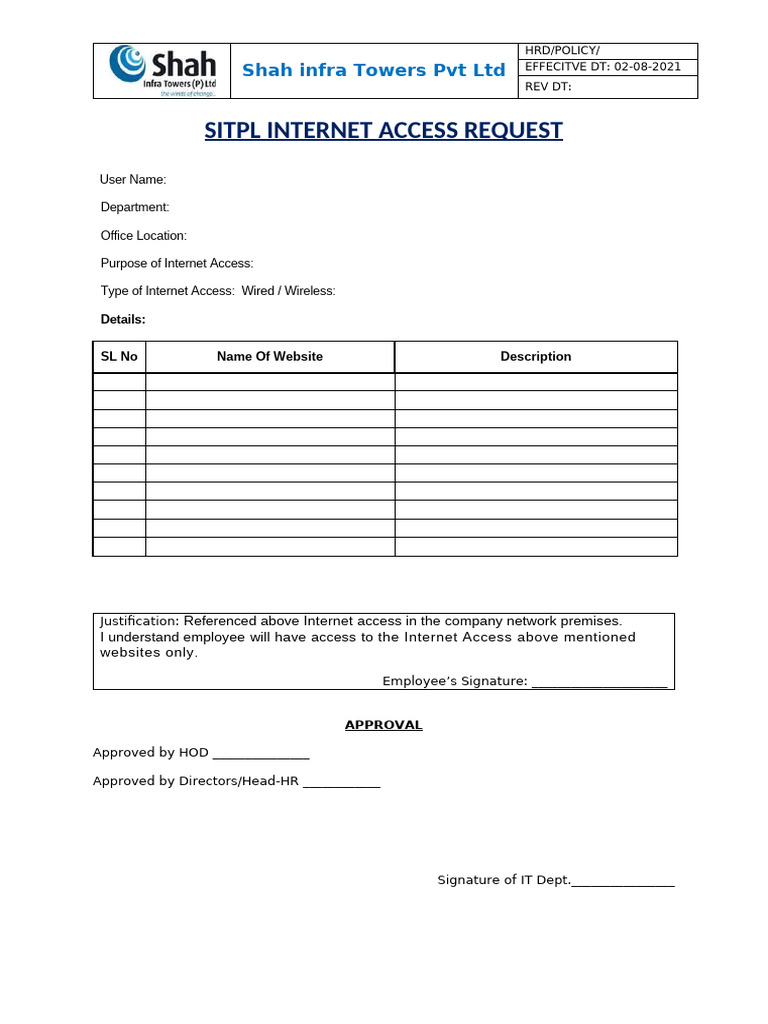 Internet Access Files | PDF