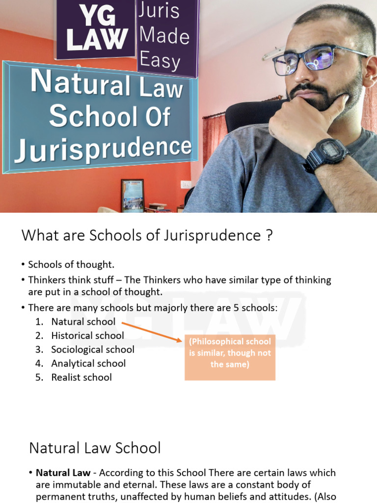 02 - Natural Law School of Jurisprudence - YG Law | PDF | Natural Law ...