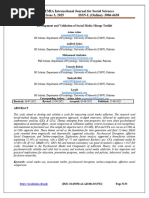 Social Media Use Questionnaire (SMUQ) | PDF | Likert Scale | Mental Health