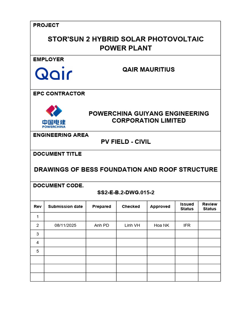 Ss2-E-B.2-Dwg.015-2-Bess Yard - V0 | PDF | Chess | Sustainable Technologies