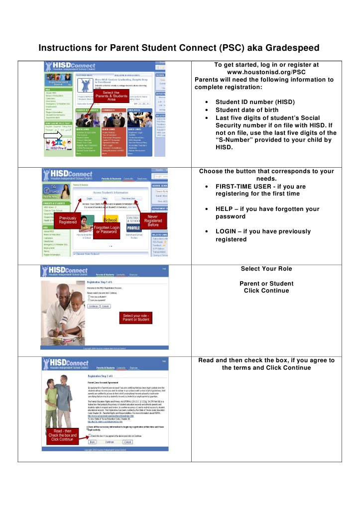 Parent Instructions For Grade Speed | PDF | Login | Password