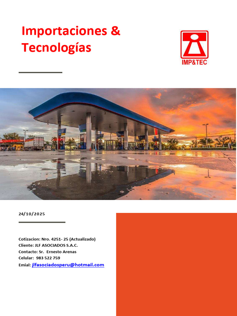 COTI. 4251-25 JLF ASOCIADOS S.A.C. (EQUIPOS GILBARCO) Actualizado ...
