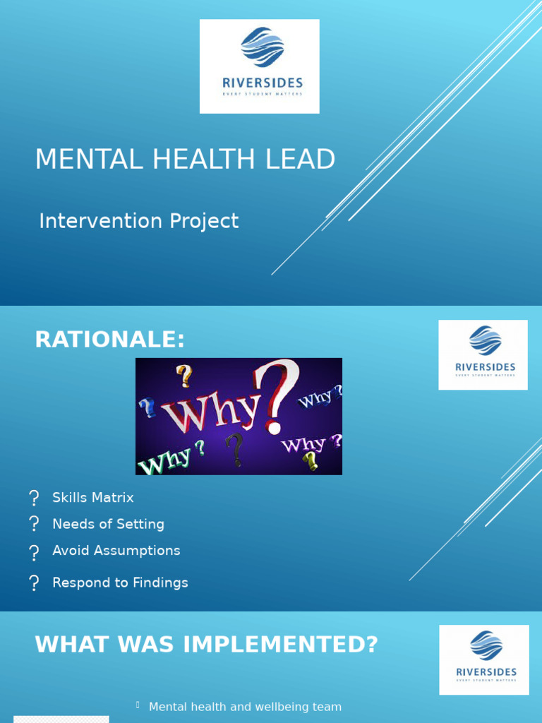 Mental Health Intervention Project Overview | PDF