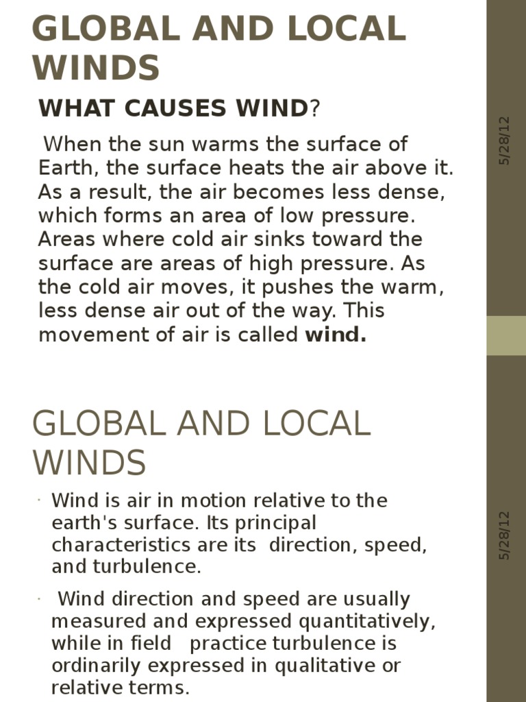 Surface and Local Winds | PDF | Atmospheric Circulation | Wound