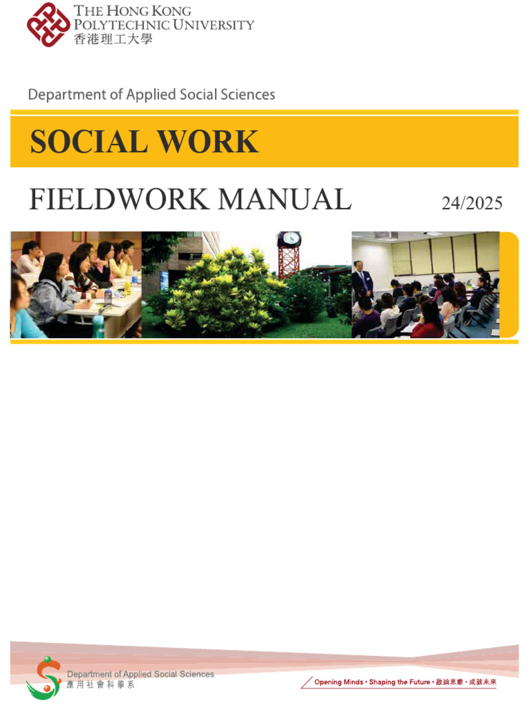 2024-25 FW Manual Final v.2 | PDF | Social Work | Theory