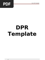 DPR Template | PDF | Road | Traffic