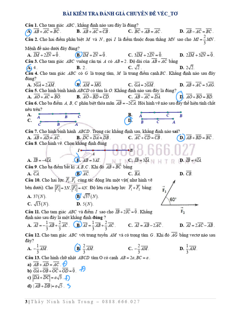10. Kiem Tra Vecto | PDF