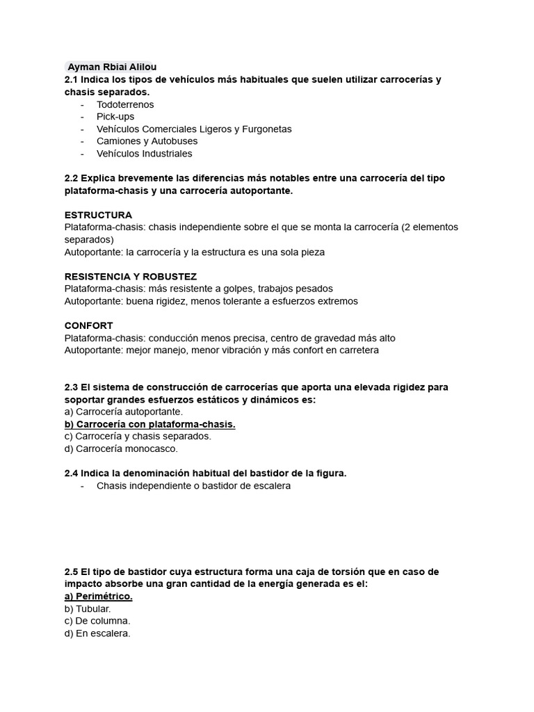 Estructures PG 69 | PDF | Industria automotriz | Vehículos terrestres