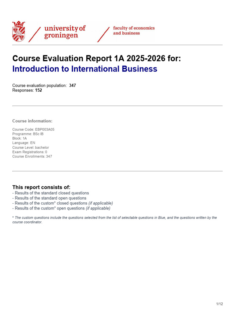 BSC IB 2025-26 S1A Introduction To International Business - Progr. Manag. & Lect - en-US | PDF ...