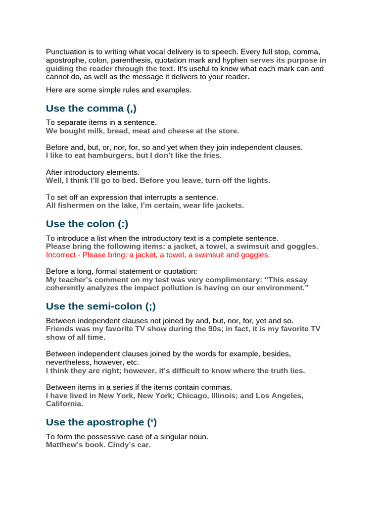 Punctuation-Read Me First! | PDF | Quotation Mark | Grammar