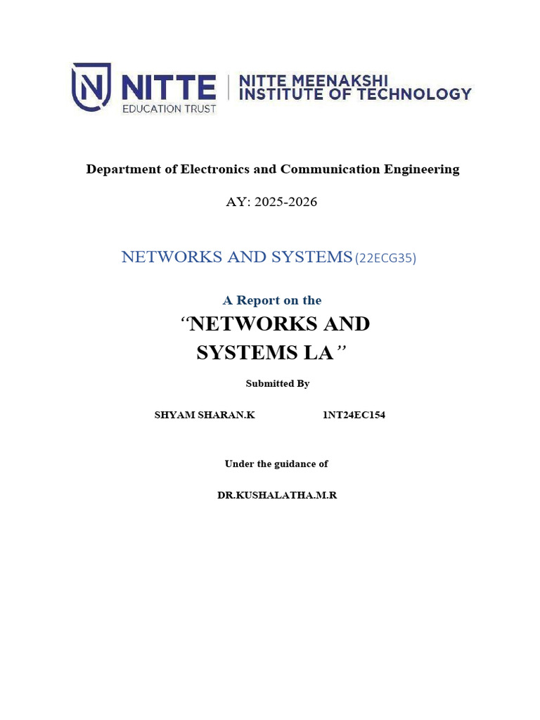 NETWORKS FINAL.pdf_20251113_233708_0000 | PDF | Electrical Network | Capacitor