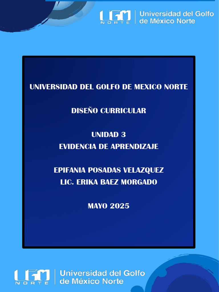 Uni3 Evid Epifania Posadas | PDF