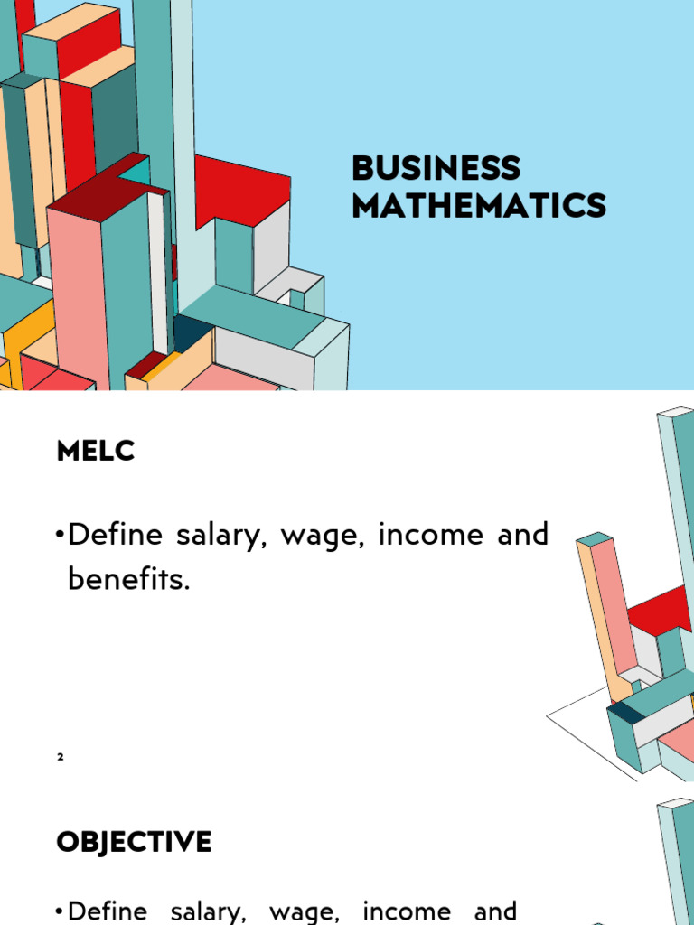 Business Math Ppt5 | PDF | Salary | Wage