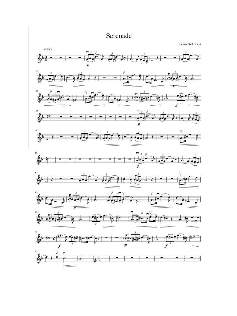 Serenade Partition | PDF
