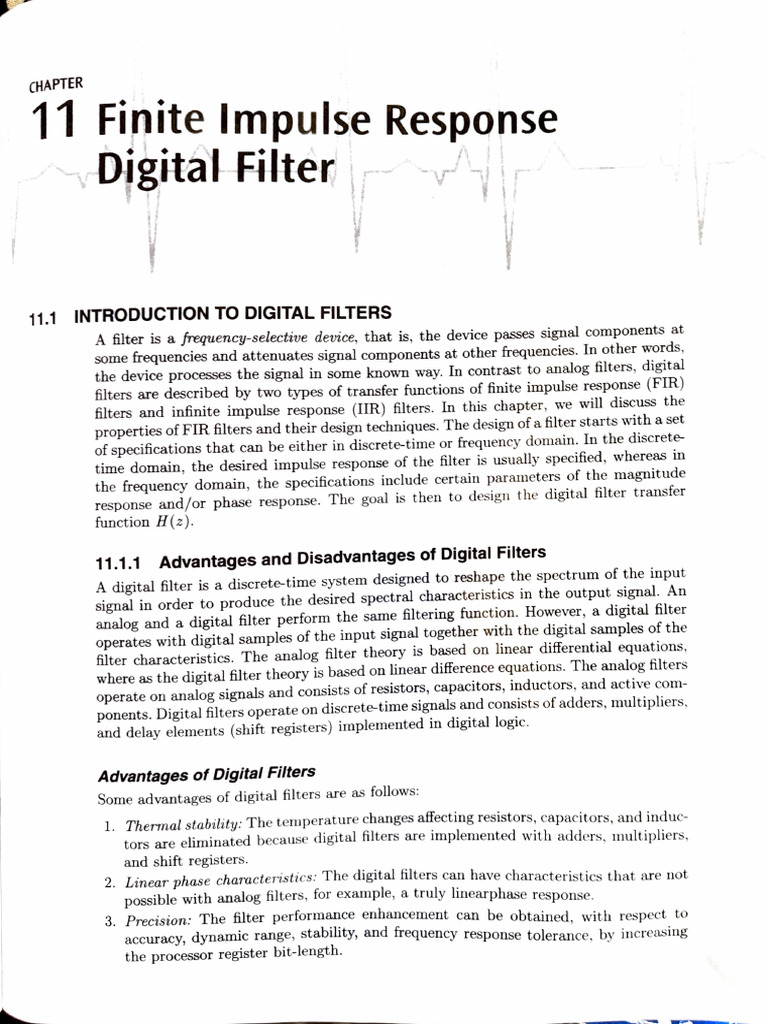Digital Filters 3-1 | PDF