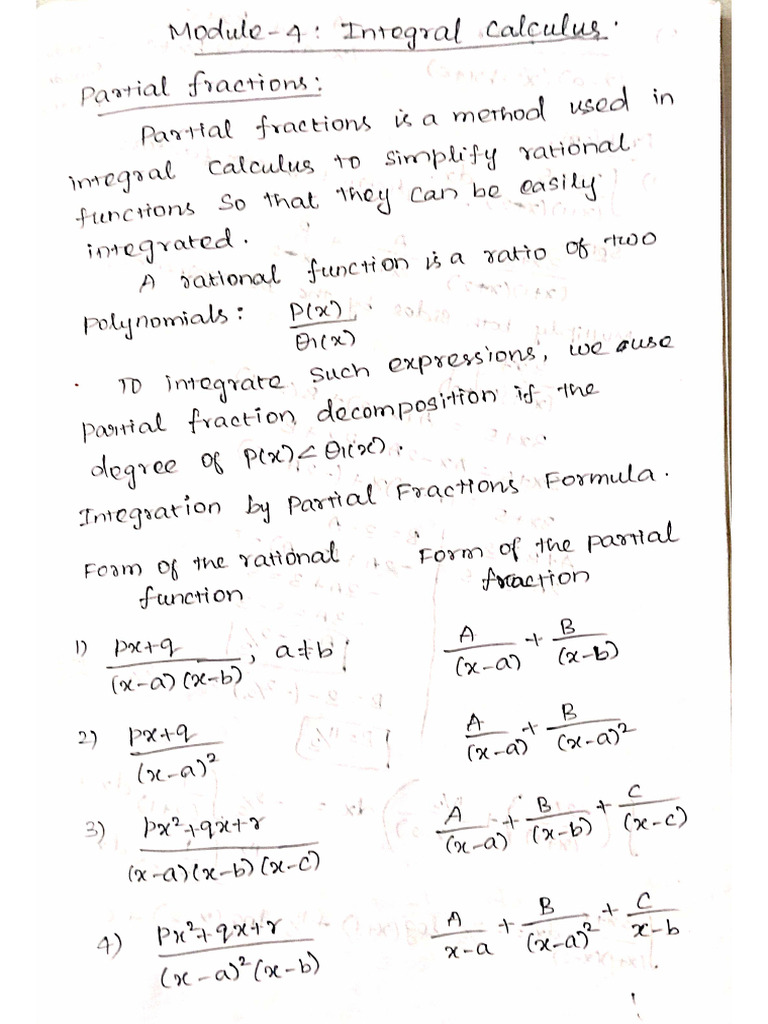 Module 4 Integral Calculus | PDF