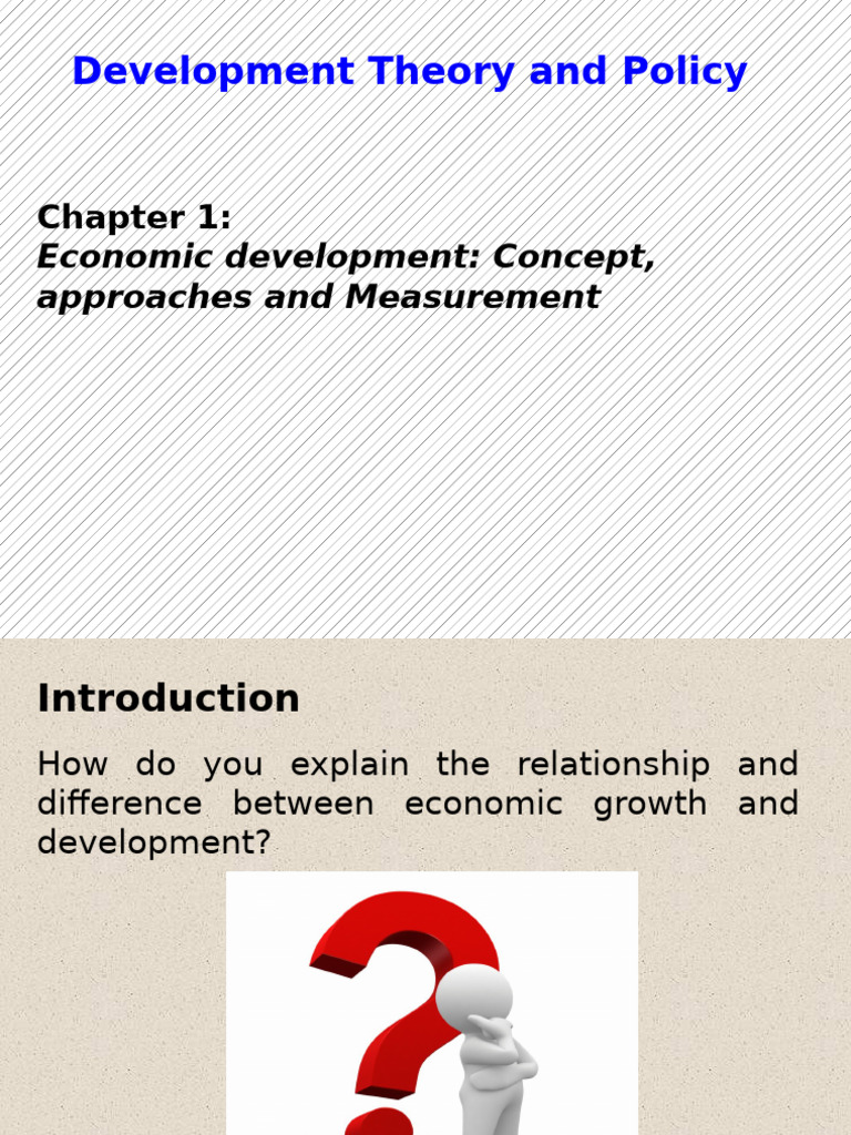 0_Introduction_Economic Development_Concept, Approaches and Measurement ...