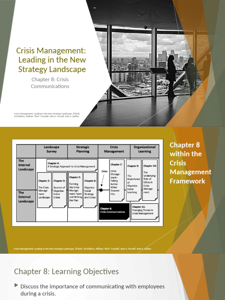 Chapter 8 - Crisis Communications | PDF | Crisis Management