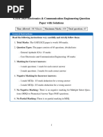 GATE 2025: Analytical Questions and Answers | PDF | Amplifier ...