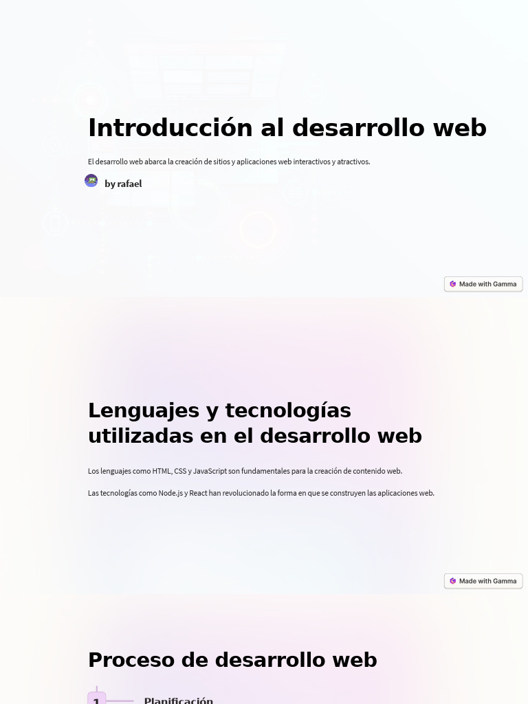 Introduccion Al Desarrollo Web | PDF
