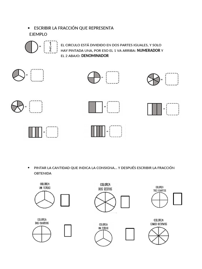 Fracciones . SAMARA | PDF
