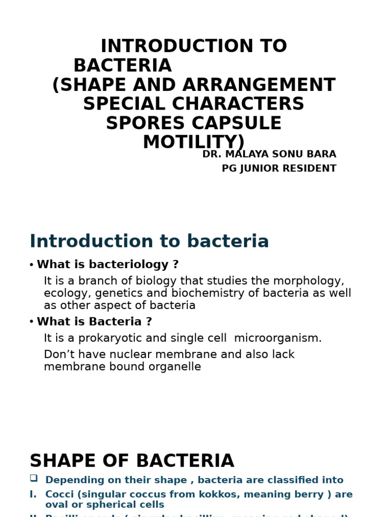 introduction to bacteria | PDF | Bacteria | Gram Positive Bacteria