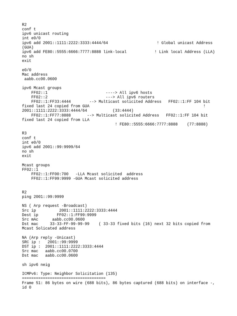 CCNA Ipv6 Addressing DAY 3 | PDF | I Pv6 | Internet Protocols