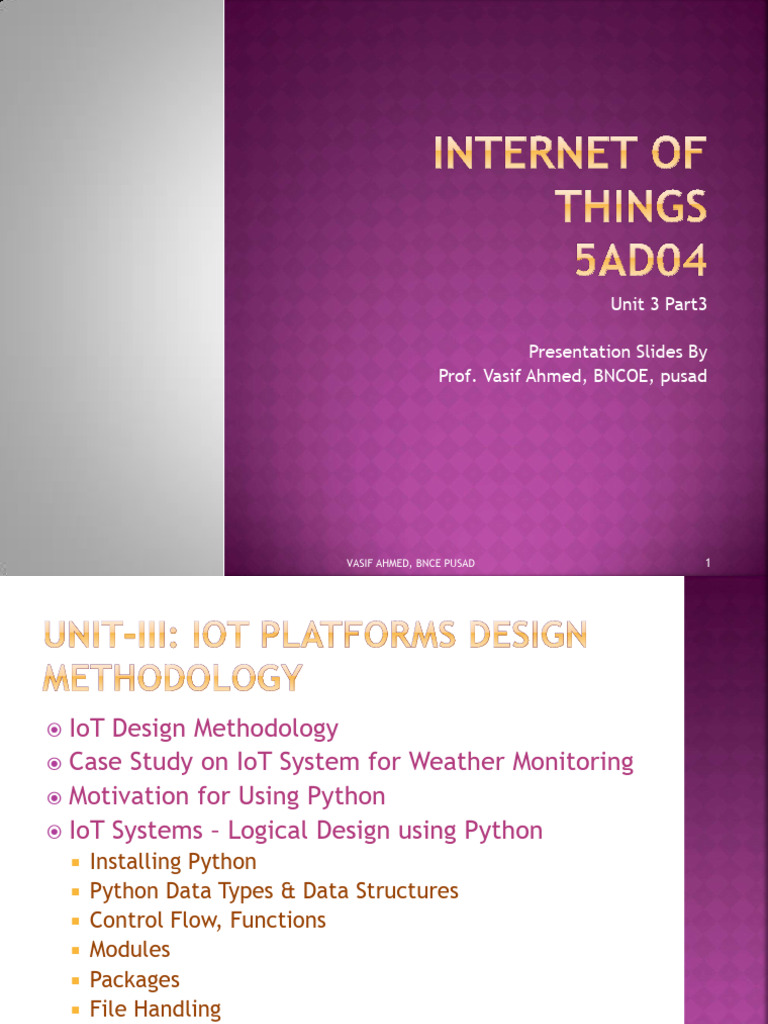 Iot Unit3p3 Unit4part1 | PDF | Raspberry Pi | Internet Of Things