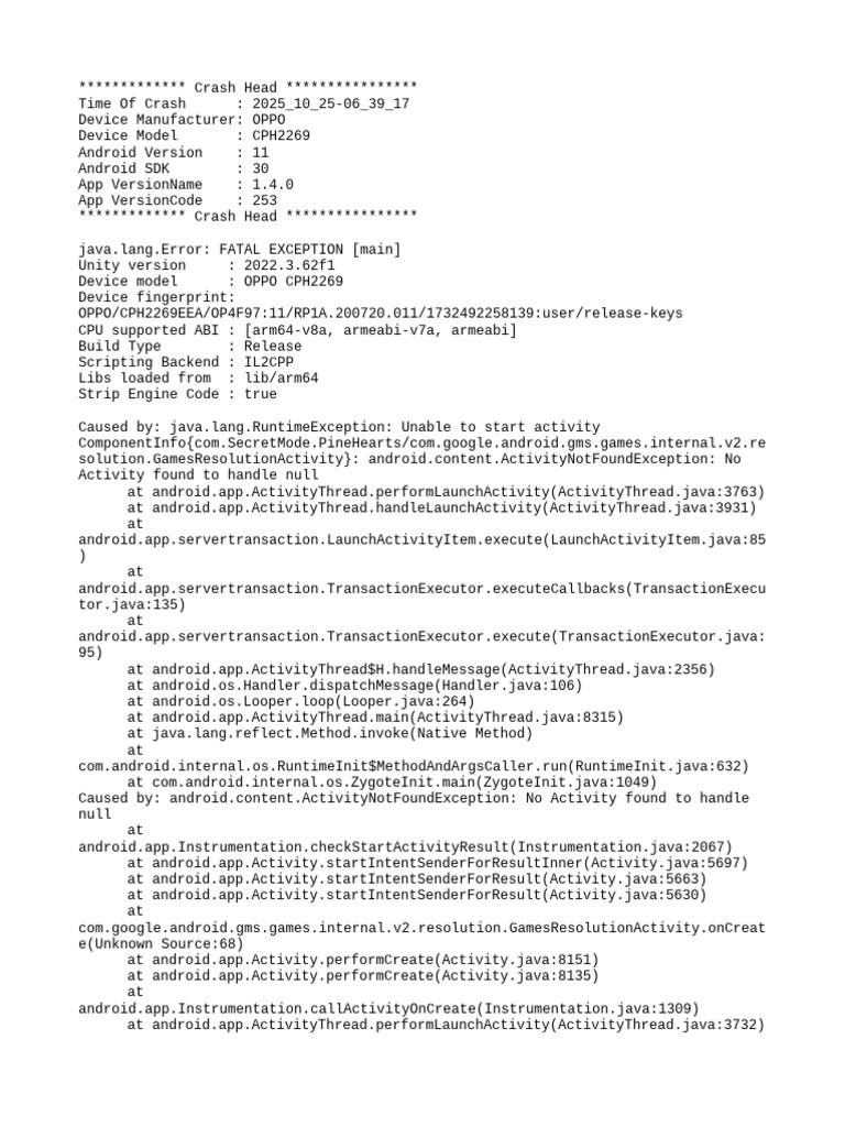 Mod Menu Crash 2025 10 25-06 39 17 | PDF | Java (Programming Language) | Android (Operating System)
