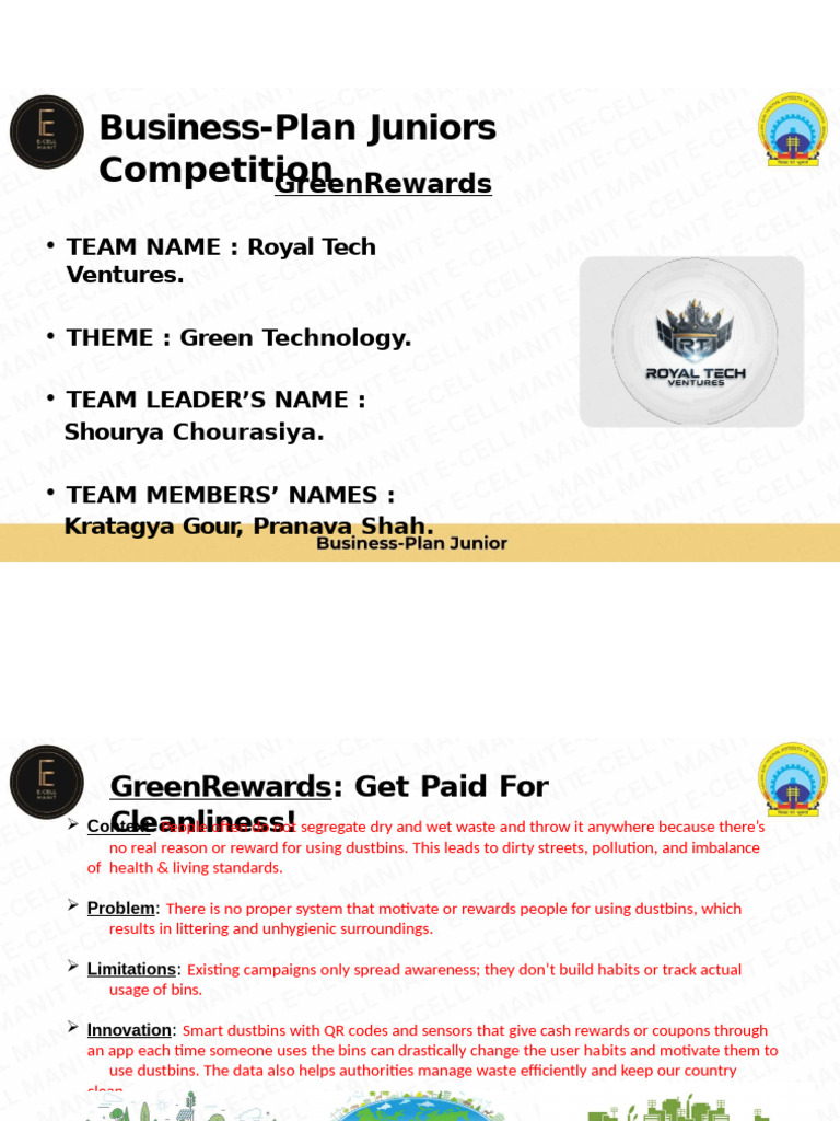 GreenRewards: Smart Waste Management System | PDF | Waste Management ...