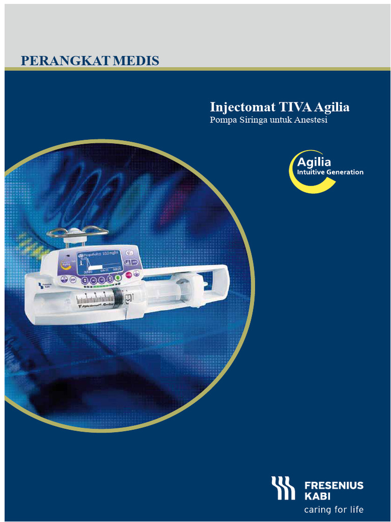 Pompa Syringe Injectomat TIVA Agilia | PDF