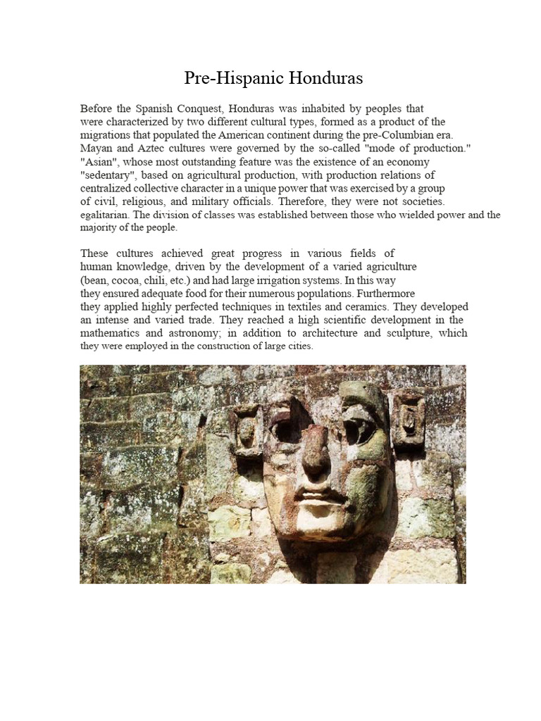 Album Pre-Hispanic Honduras | PDF | Spanish Colonization Of The ...