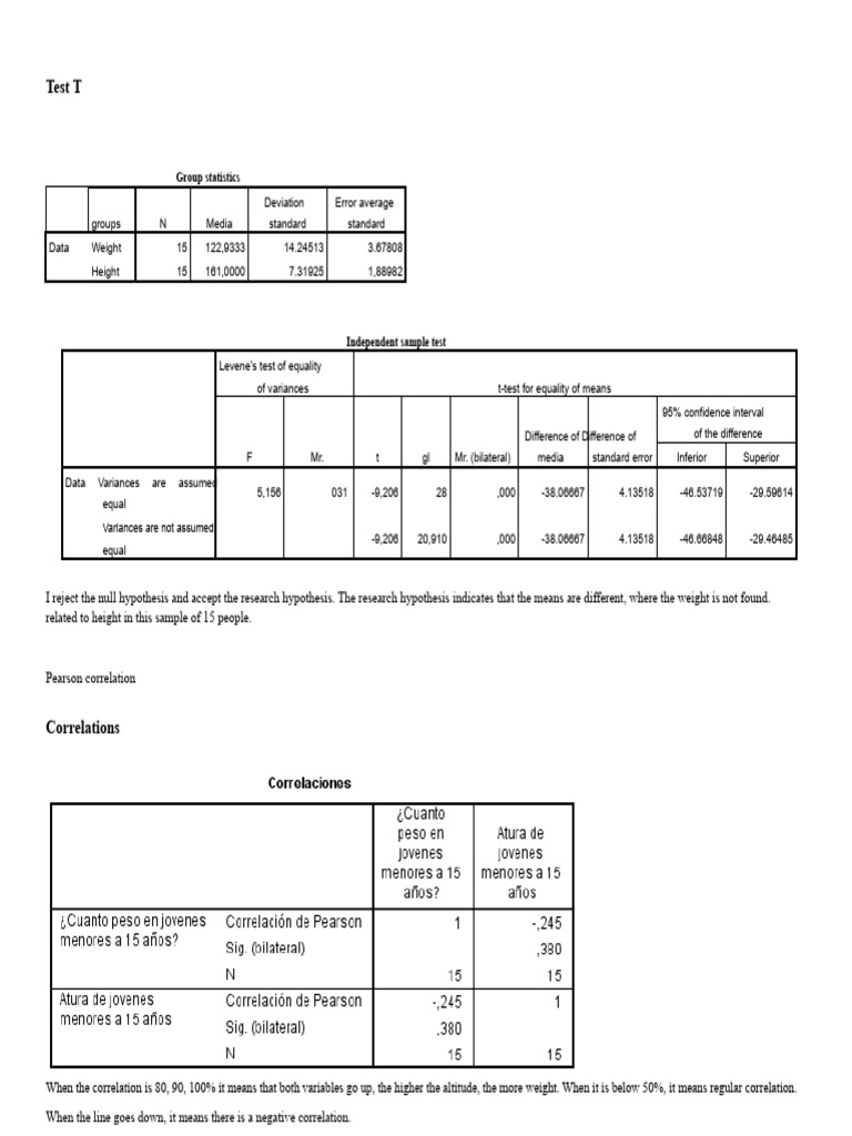 T test | PDF