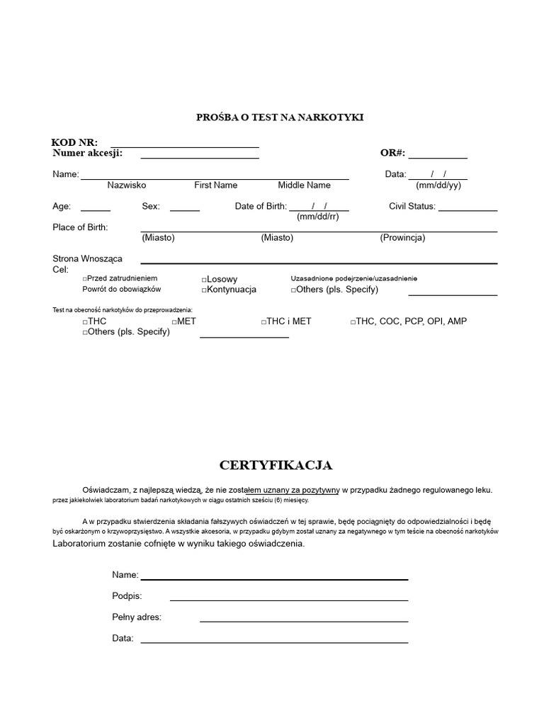 CoC i formularze ccf.pdf | PDF