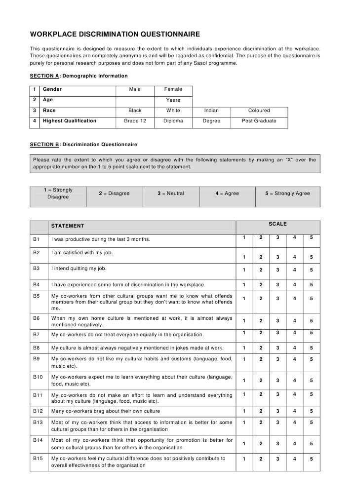 Individual Assign Questionnaire | PDF