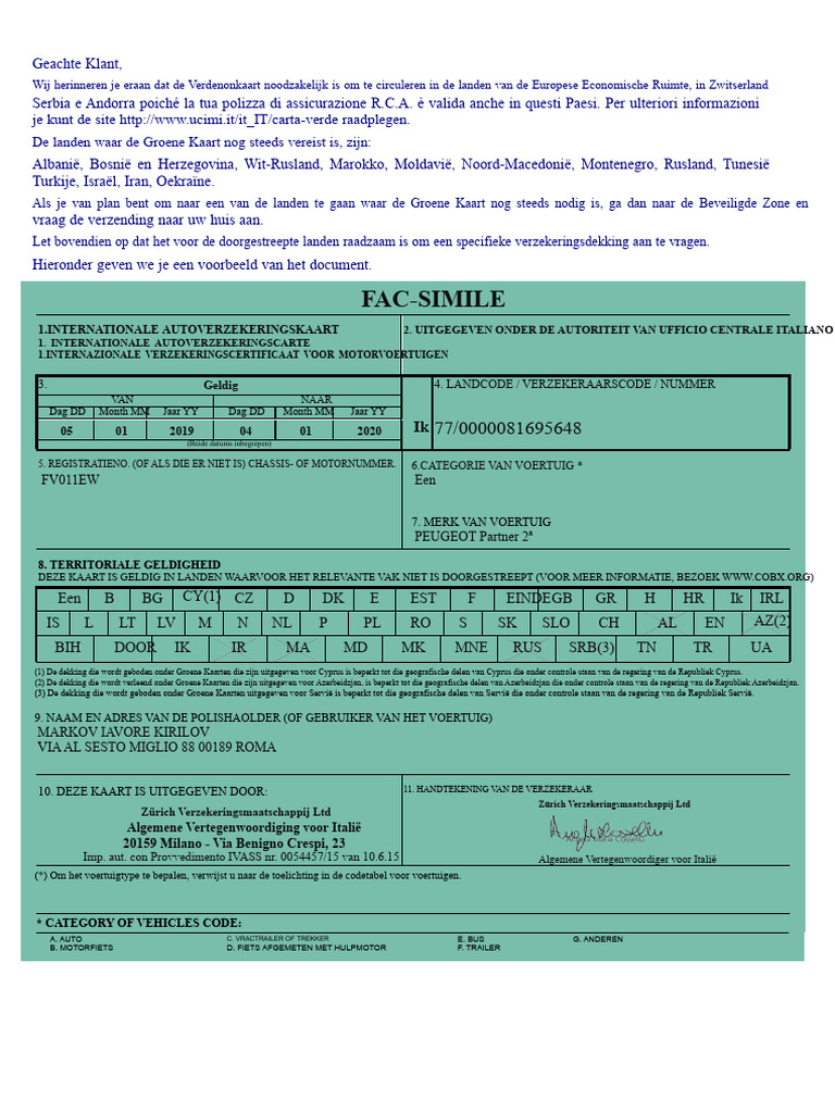 Fac Simile Groen Blad | PDF