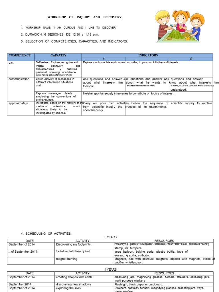 Inquiry and Discovery Workshop Guide | PDF | Scientific Method