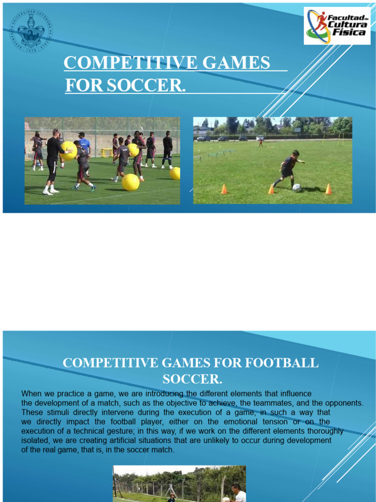 Competitive Soccer Games for Skill Development | PDF | Association ...
