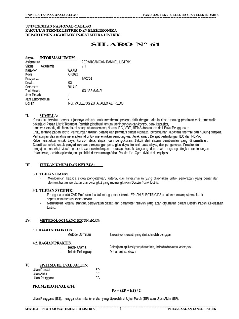 61 - Desain Papan Listrik | PDF