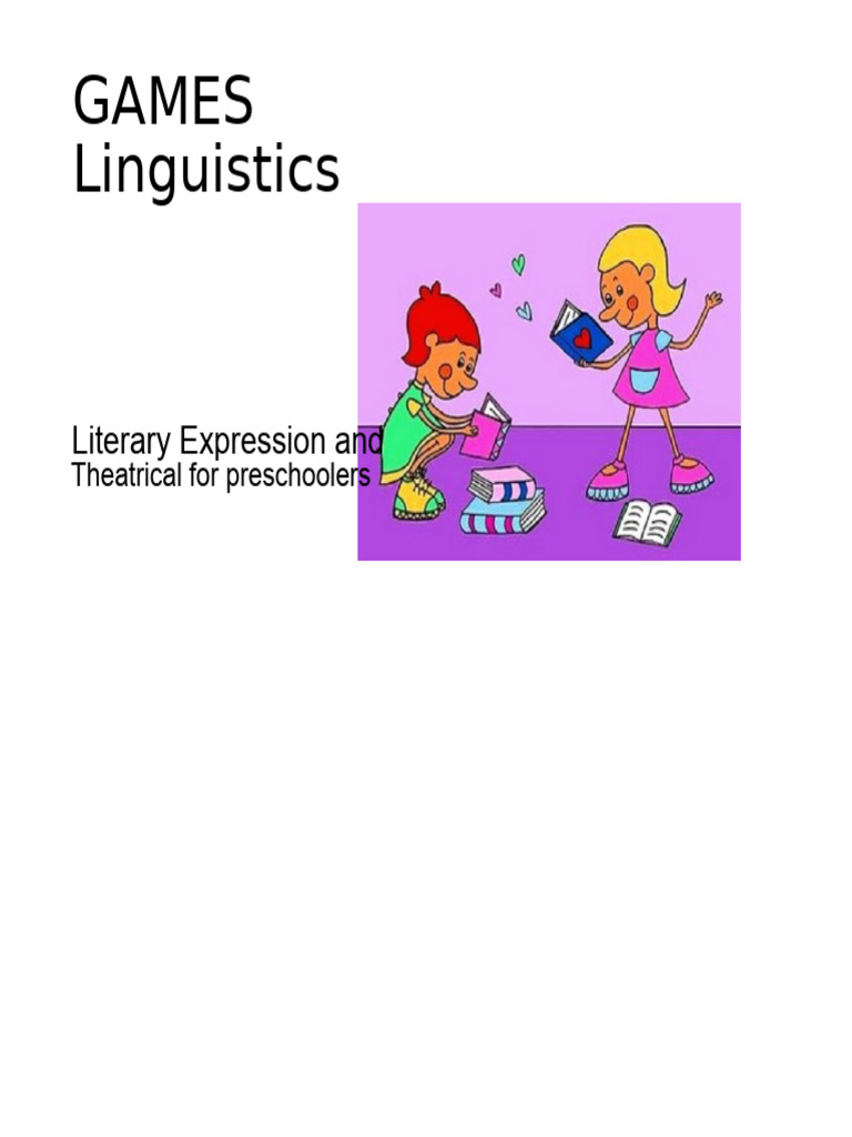 Verbal Games | PDF | Rhyme | Poetry