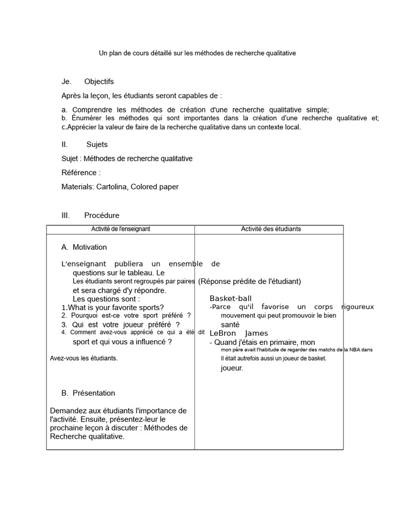 Méthodes de recherche qualitative expliquées | PDF | Observation | Couleur